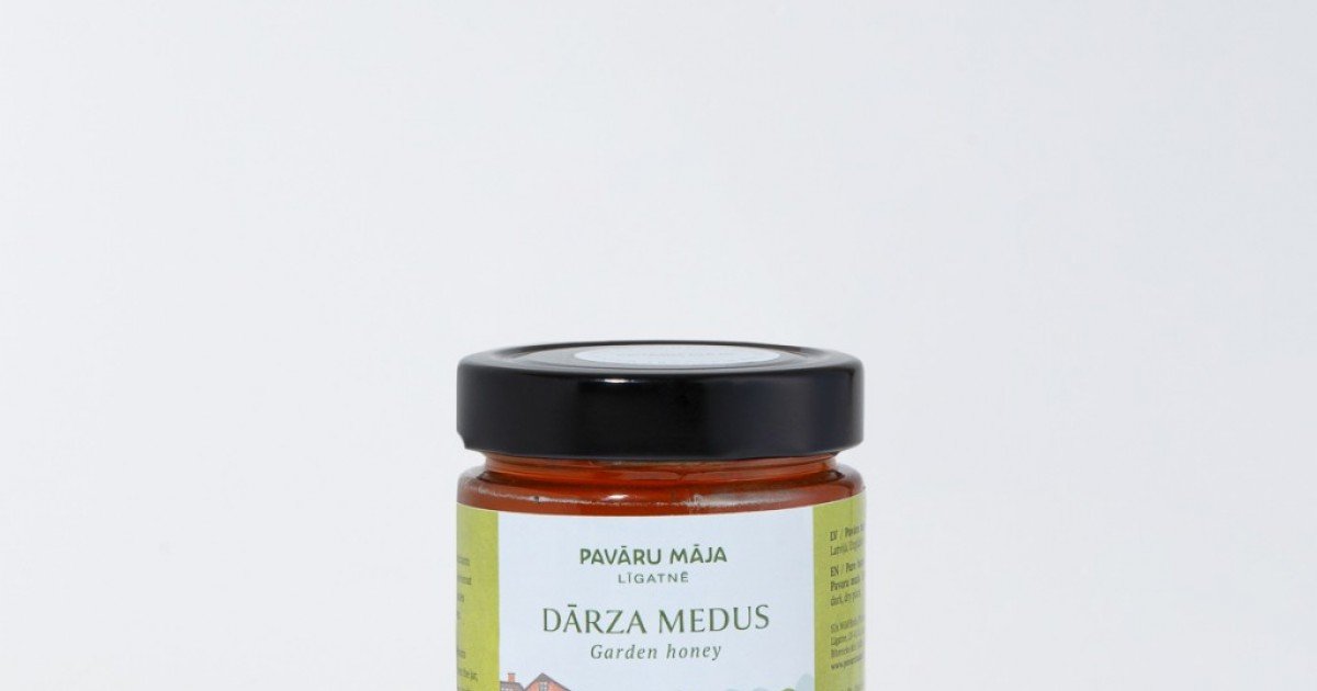 Pavāru mājas dārza medus 250 g - Pavāru māja Līgatnē